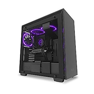NZXT AER RGB 2-140 mm - HF-28140-B1 - Advanced Lighting Customizations - Winglet Tips - Fluid Dynamic Bearing - LED RGB PWM Fan for NZXT RGB - Single (Lighting Controller Required & NOT Included)