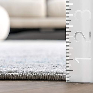 nuLOOM Rio Transitional Farmhouse Area Rug, 5' x 7' 5", Aqua