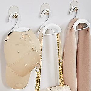 HOMEGYMFREE 4 Pack Handbag Hanger, Purse Hanger Hook Bag Rack Holder Handbag Tote Bag Closet Organizer Storage