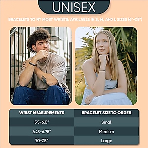 Cherry Tree Collection - Small, Medium, Large Sizes - Gemstone Beaded Bracelets For Women and Men - 4mm Round Beads (Amethyst - Small)