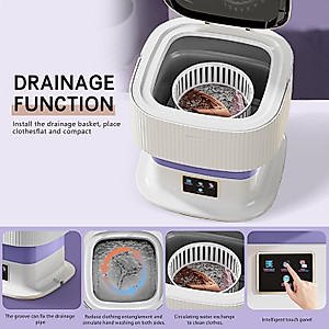 Mini washing machine,Portable washing machine 11.5L,portable washer machine,Mini washer for apartments, dormitories, hotels