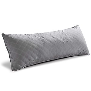 Oubonun Premium Adjustable Loft Quilted Body Pillows - Firm and Fluffy Pillow - Quality Plush Pillow - Down Alternative Pillow - Head Support Pillow - 21"x54"