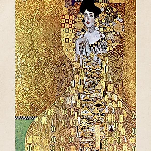 CafePress Adele Gustav Klimt Tote-Bag Natural Canvas Tote-Bag,Shopping-Bag