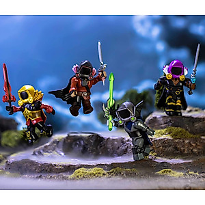 Roblox Action Collection - Dominus Dudes Four Figure Pack [Includes Exclusive Virtual Item]