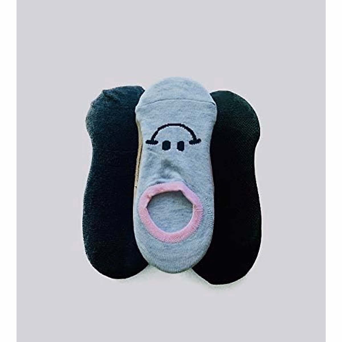 No Show Socks Underwear Drawer Organizer Divider. Holds up to 8 pairs of socks each. Laundry Helper, Color Coding Socks, Washing Air Drying Socks. For Travel, Storage,Black, Tan