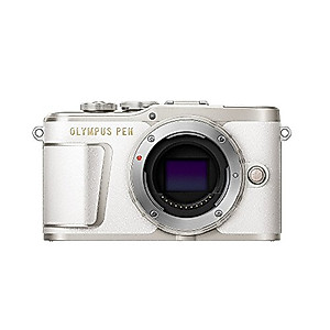 OM SYSTEM OLYMPUS PEN E-PL9 Body Only with 3-Inch LCD (Pearl White)