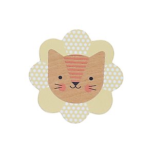 Petit Collage Friends Lion Rattle