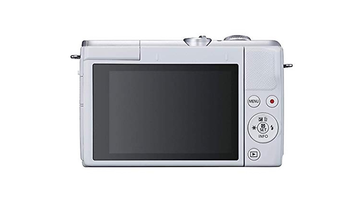 Canon EOS M200 White Mirrorless Camera 4K Vlogging Kit