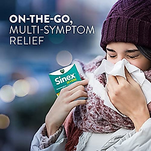 Vicks Sinex SEVERE LiquiCaps, All-In-One Sinus Relief, Non-Drowsy, Nasal Decongestant, Maximum Strength Relief of Sinus Headache, Pain, Pressure, & Congestion, 24 LiquiCaps