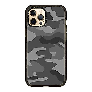 CASETiFY Impact Case for iPhone 12 Pro Max - Camo grey - Clear Black