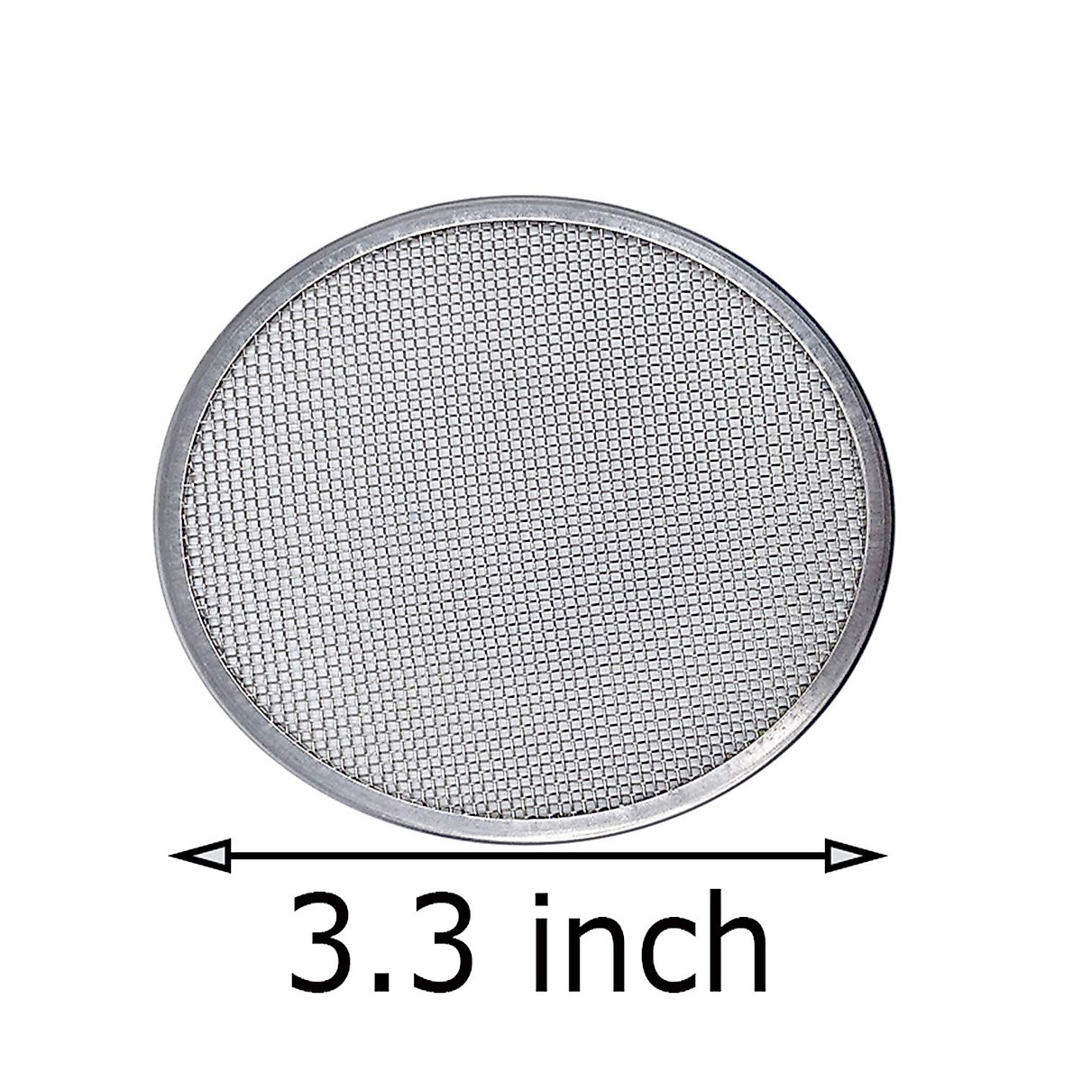 304 Stainless Steel Sprouting Lids for Wide Mouth Mason Jars and Making Organic Sprout Seeds 6 Pcs