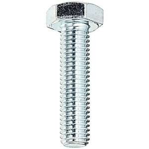 Class 10.9 Steel Cap Screw, Zinc Blue-Chromate Plated Finish, Hex Head, External Hex Drive, Meets DIN 933/ISO 898, 40mm Length, Fully Threaded, M10-1.5 Metric Coarse Threads (Pack of 25)