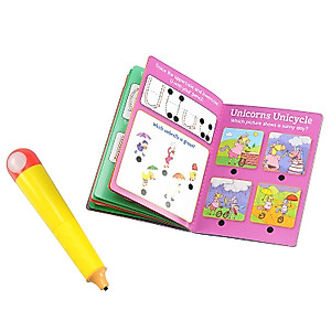 Educational Insights Hot Dots Jr. Learn My ABCs with Highlights: Homeschool Learning Workbooks, 48 Early Learning Lessons, Interactive Pen Included, Ages 3+