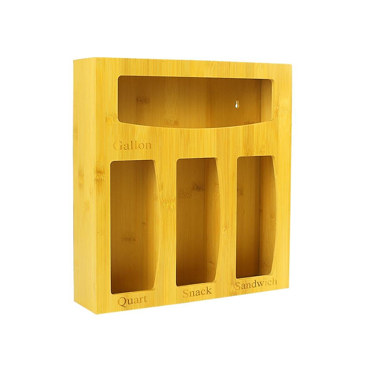 Ziplock Bag Storage Organizer for Kitchen Drawer, Food Storage Bags Organizer Baggie Organizer Holders Dispenser for Kitchen Drawer, Suitable for Gallon, Quart, Sandwich & Snack Bags