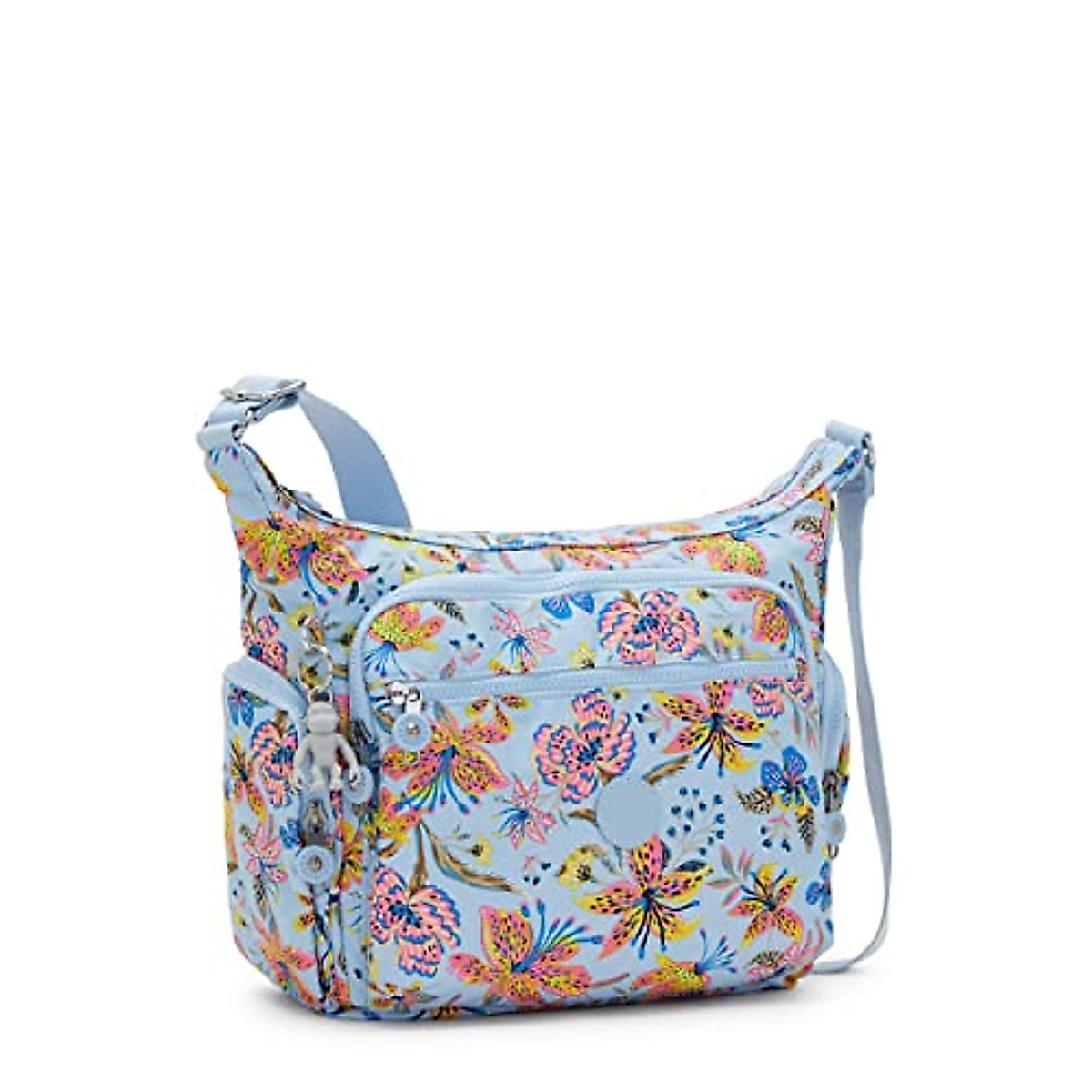 Kipling Women's Gabbie Crossbody, Lightweight Everyday Purse, Casual Shoulder Bag, Wild Flowers