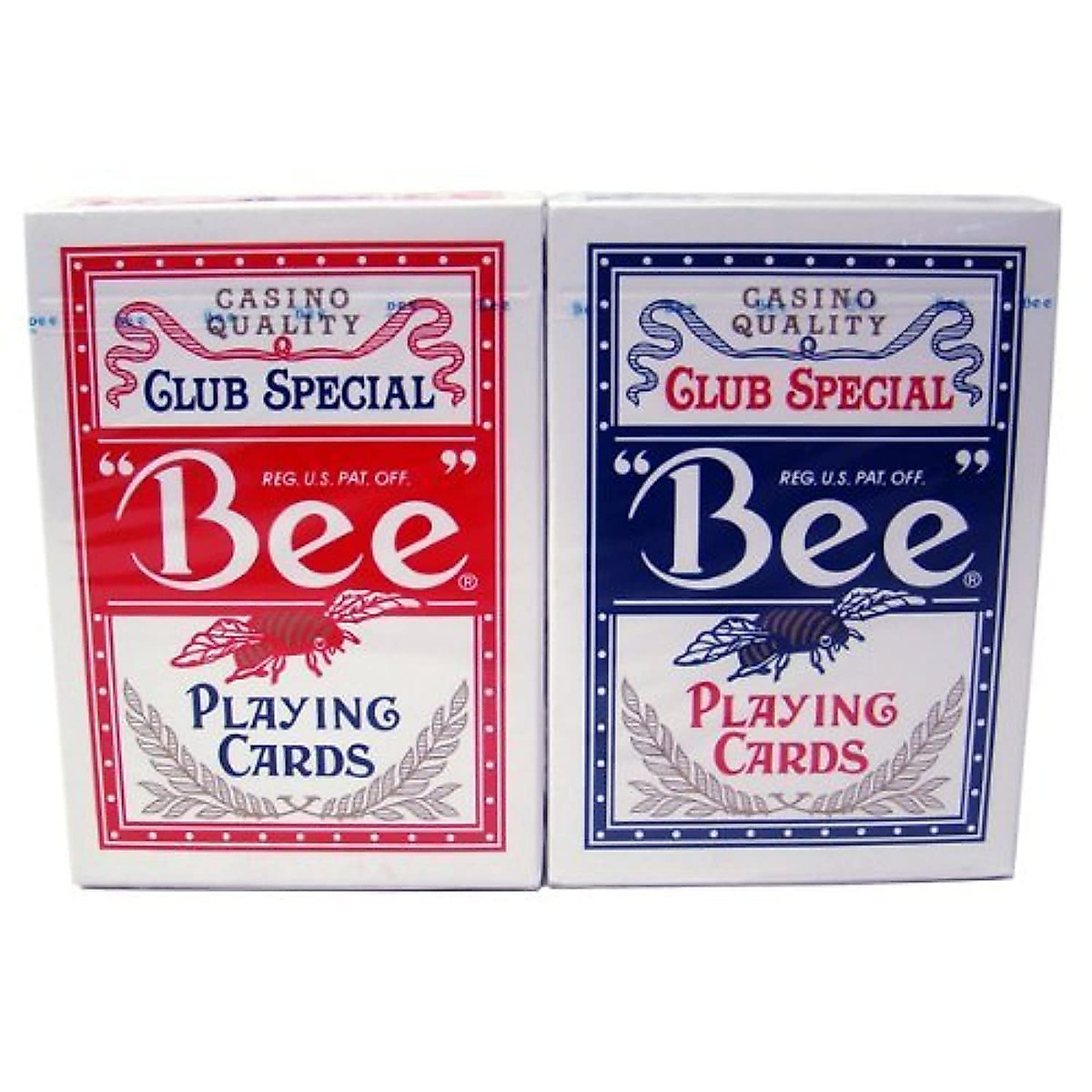 US Playing Card Co. Bee No. 92 Diamond Back Club Special Red/Blue 12 Decks