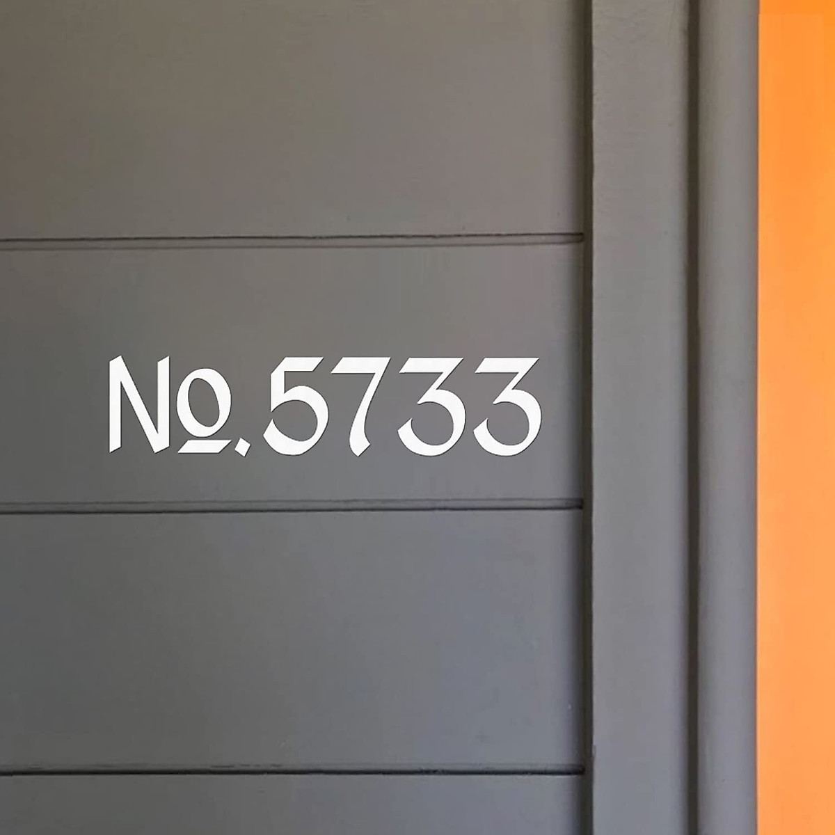 Reflective White 3 Sets Mailbox Numbers Sticker Decal Die Cut Bold King Style 3" Self Adhesive Premium Vinyl Numbers for Mailbox, Signs, Window, Door, Cars, Trucks, Home, Business, Address Number