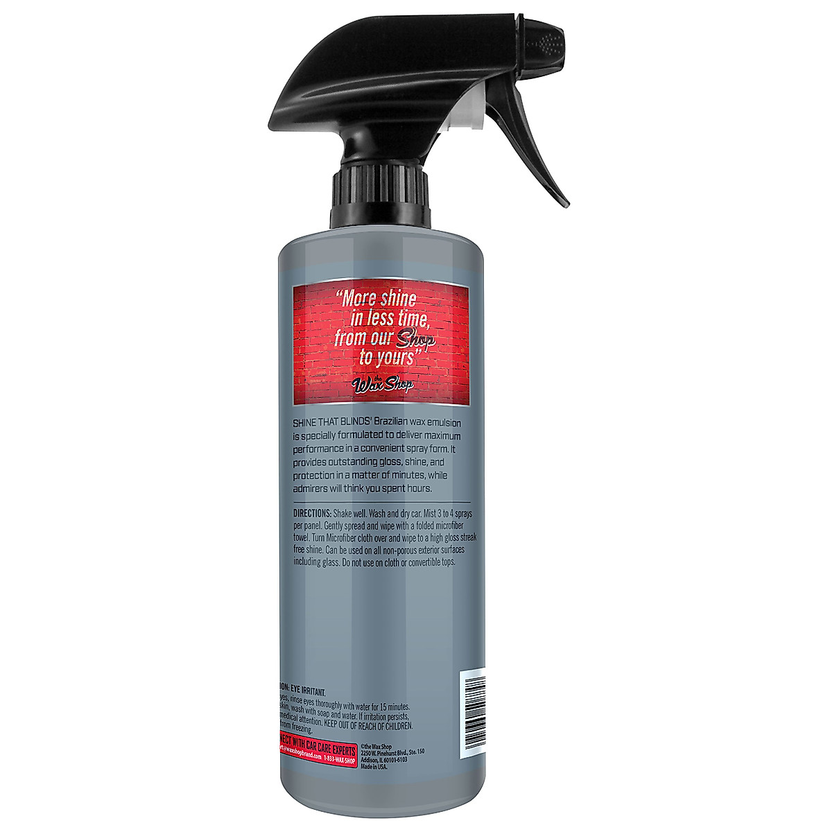 the Wax Shop 50962 Shine That Blinds Spray Wax - 16oz