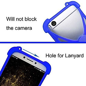 Lankashi Orange Phone Silicone Cover Case for RCA 5.5" 4G LTE/RCA RLTP5573 1GB/RCA 6" /RCA 5" IPS/Alcatel Raven LTE/Tracfone ZTE Blade T2 Lite ZTE Z559DL 4G LTE/LG Ultimate 2 L41C Tracfone