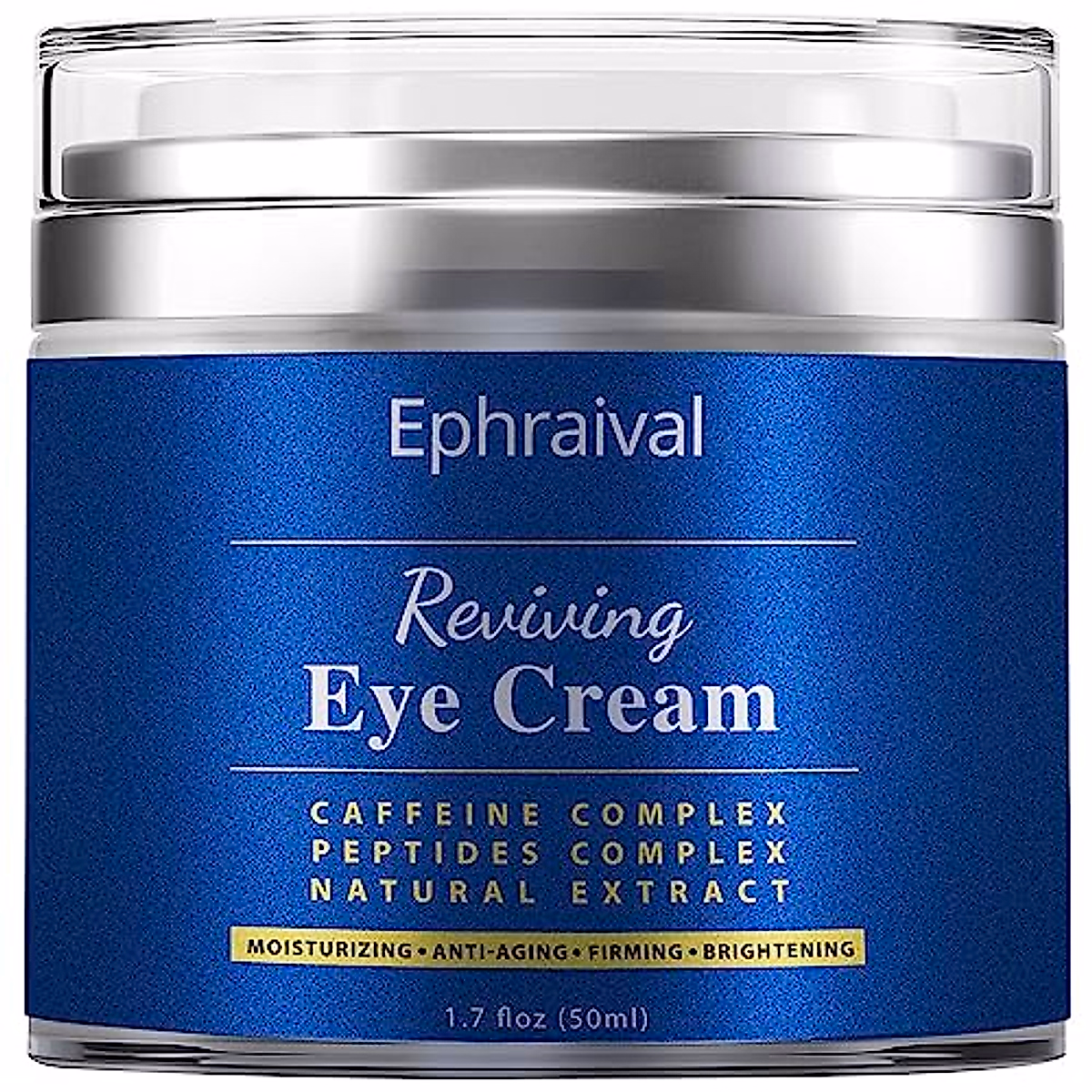Ephraival Men's Eye Cream, Eye Cream for Dark Circles and Puffiness, Anti-aging Caffeine Eye Cream for Men, Brightens, Reduces Puffiness, Dark Circles, and Fine Lines, Eye Treatment for Men Women