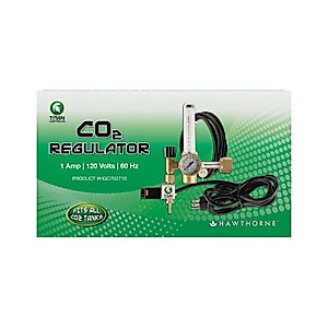 Titan Controls CO₂ Regulator - Compatible with Titan Controls CO₂ Controllers and Other CO₂ Controllers, For Gardens