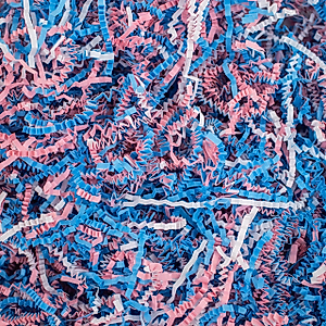 MagicWater Supply Crinkle Cut Paper Shred Filler (1 LB) for Gift Wrapping & Basket Filling - Fiesta Mix