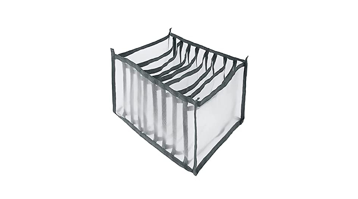 BOLIANG Collapsible Wardrobe Organizer - 9 Grids for Clothes Storage
