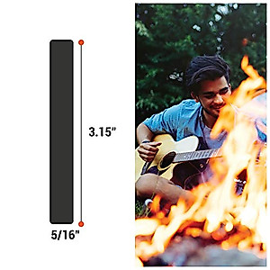 West Lake Tactical Pack of Eight (8) 5/16" DIY Ferrocerium (Ferro) Rods Flint Fire Starter Magnesium Tool Kit AKA Firesteel, an Essential Part of Any Survival Kit