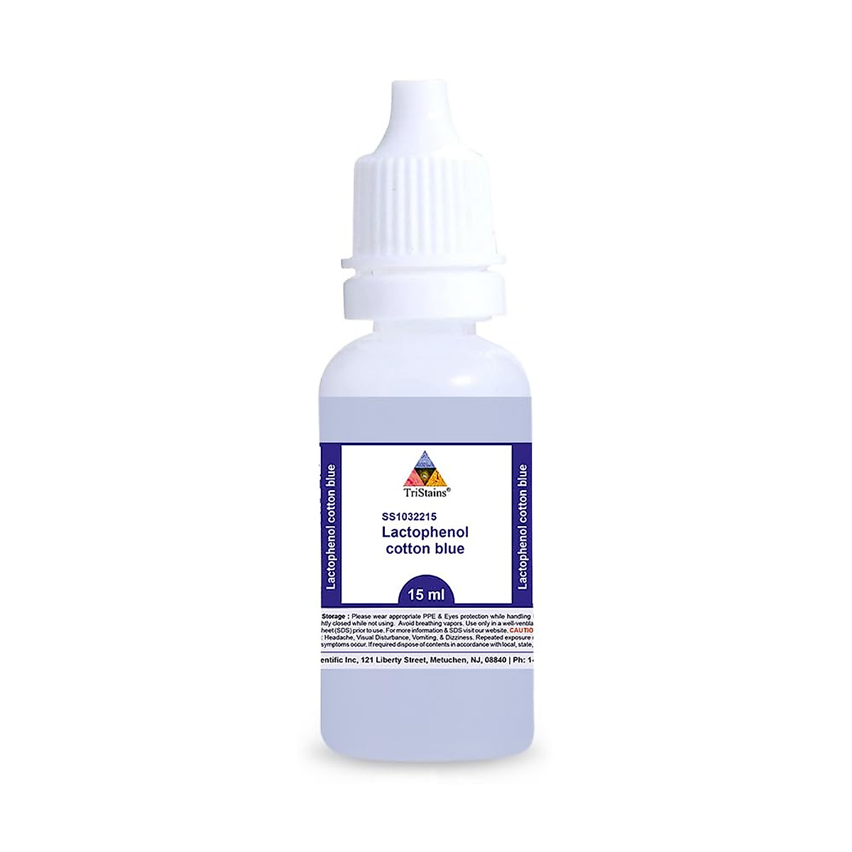Lactophenol Cotton Blue 15mL Dropper Bottle
