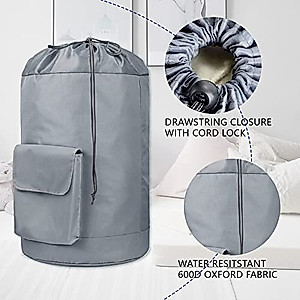 Laundry Bag Backpack Extra Large, 115L Laundry Backpack with Padded Shoulder Strap, Sturdy Travel Laundry Bag, Hanging laundry bag for College Dorm, Apartment, Durable Laundry Backpack Bag for Student