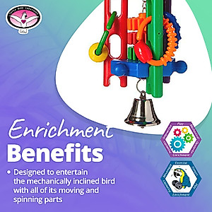 Super Bird Creations SB770 Puzzle Play, Medium/Large Bird Size, 13" x 4"