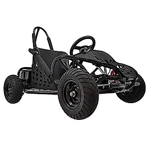 Go-Bowen 2019 Baja 1000W 48V Deluxe Electric Go-Kart - Black - Upgraded