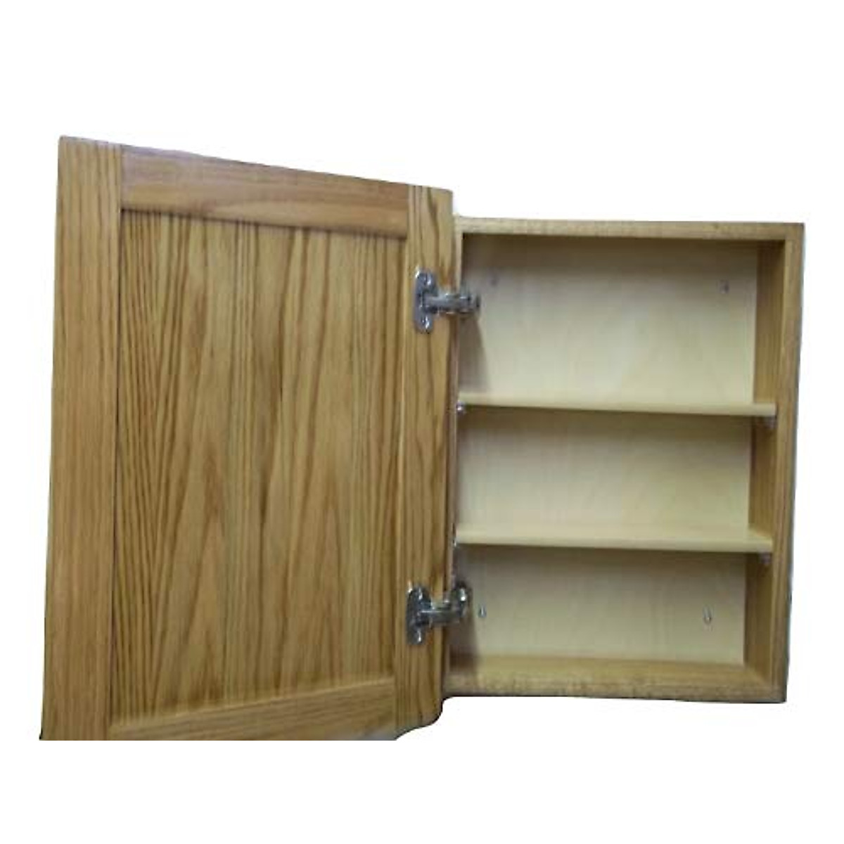 Wallmount Oak Medicine Cabinet