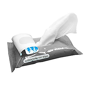 Scandalously Moist Wipes Pocket Size Wet Towelettes - Funny Travel Wipes for Women Stocking Stuffer Ideas Disposable 15 Count