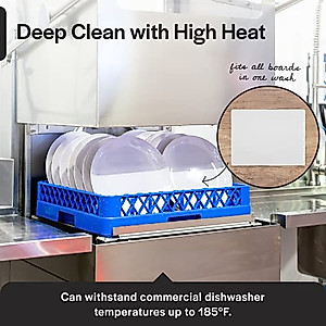 Professional White Cutting Board Mat 4 Pack Set, NSF Certified, 24 x 18 Inch Extra Large