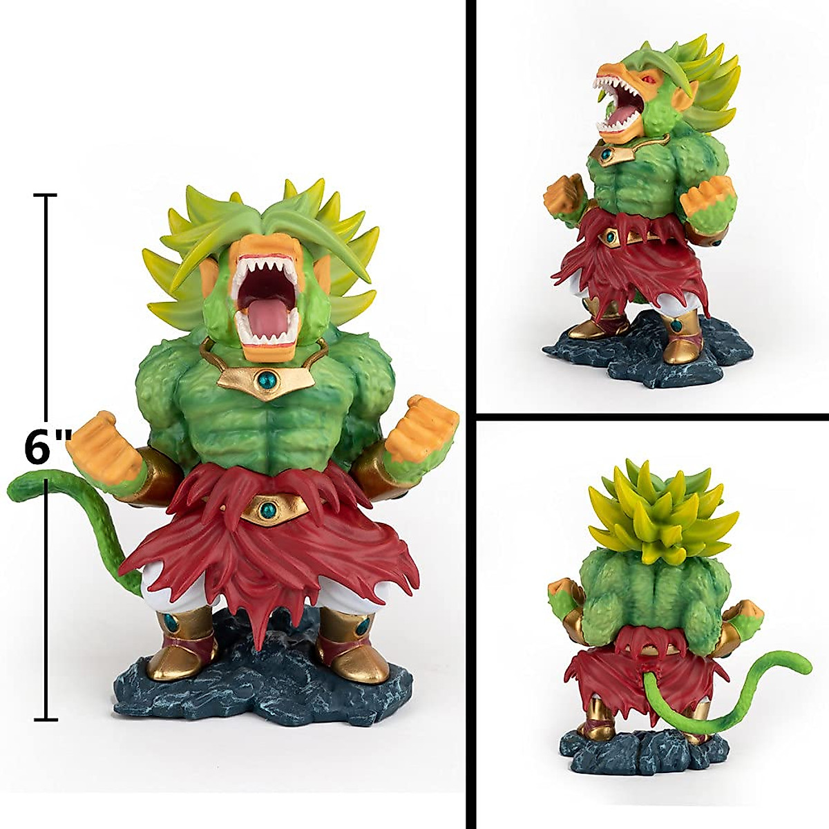KELAKE GK Broli Figure Great Ape Broli Figure Statues Figurine DBZ Super Saiyan Actions Figures Birthday Gifts PVC 5.5 Inch