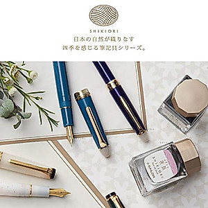 Sailor 11-0500-249 Fountain Pen, Four Seasons Weave, Hisakata, Woshizu, Fine Point