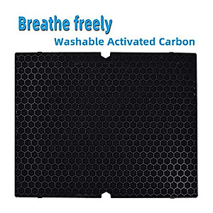 2-Sets Replacement Filter H Compatible with Winix 5500-2 Air Purifier,Compare to Part Winix 116130