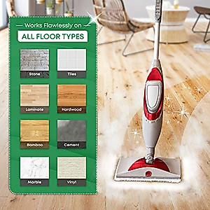 Turbo Microfiber 4-Pack Mop Pads for Shark Steam Mop SK Series & S Series