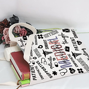 POFULL Medical Assistant Gifts for Women Certified Assistants Gift MA Medical Tote Bag (Medical Assistant Tote Bag)