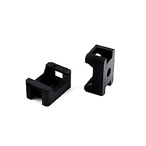 QualGear CM1-B-100-P Cable Tie Mount, Black
