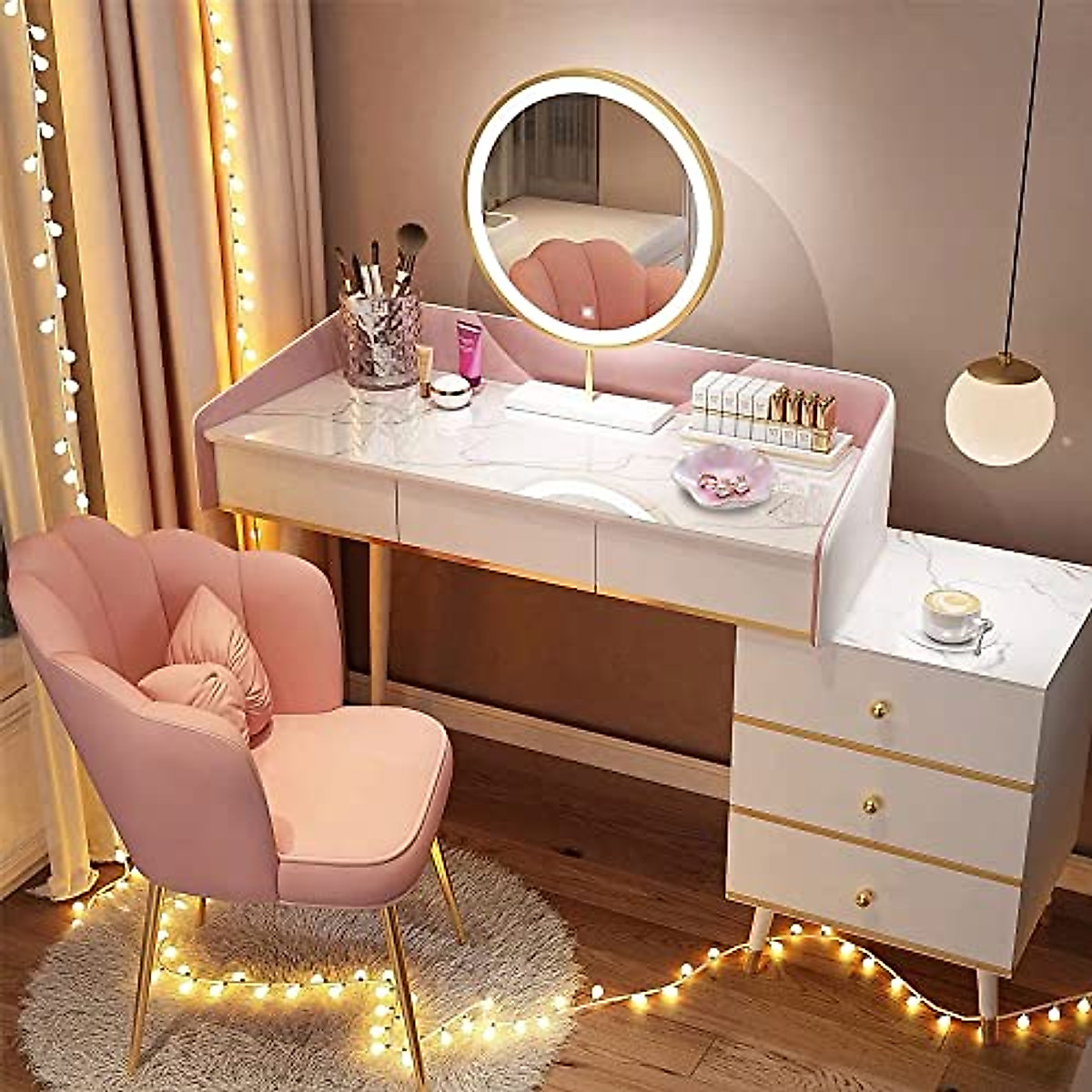 Lotus Leaf Shape Decorative Ring Tray, Small Key Bowl, Ceramic Trinket Tray Jewelry Dish Organizing Necklace Earrings, Home Decoration for Mom Best Friend Sister, Pink.