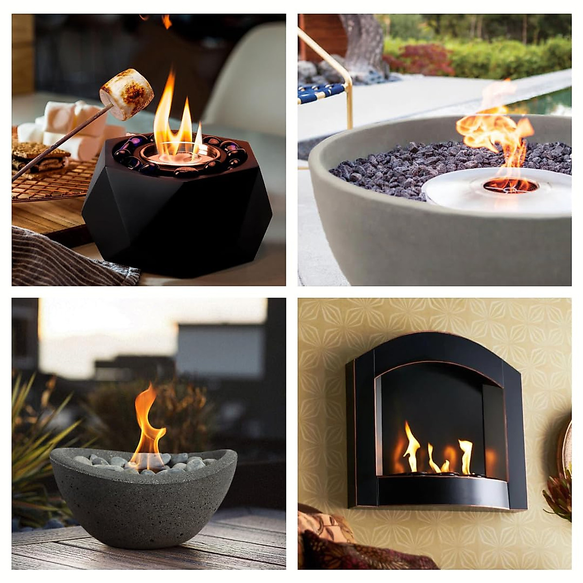 Smart Fuel Gel Ethanol - Ethanol Fuel Can, Spill-Resistant, High Purity for Indoor & Outdoor Uses, Ventless Fireplaces, Fire Pit, Stoves and Burners - Non-Hazardous, Planet Friendly, Ethanol - 13oz