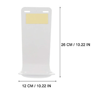 Hemoton Water Tray Hand soap Dispenser Bracket Hand Gel Dispenser Tray Laundry soap drip Catcher Wall soap Rack Foam Plastic soap Dispenser Soap Dispenser Holder White Shampoo Household