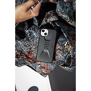 URBAN ARMOR GEAR UAG Designed for iPhone 13 Pro Case Black Sleek Ultra-Thin Shock-Absorbent Civilian Protective Cover, [6.1 inch Screen]