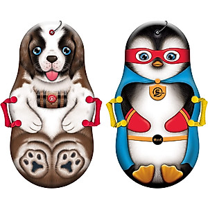 Sno-Storm 36in Foam Winter Kiddy Snow Sled 2-Pack, Mix, 36" (1368772)