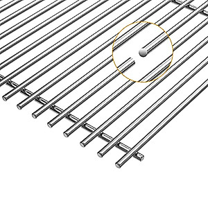 SafBbcue 17" Cooking Grates Replacement Parts for Home Depot Nexgrill 720-0830H, 720-0830D, 720-0783E, 720-0783C, 720-0341