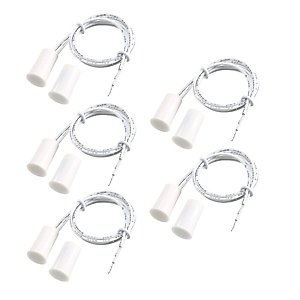 VictorsHome Magnetic Reed Switch RC-33 NC Recessed Wired Window Door Contact Sensor for Home Security and Burglar Alarm Systems 5 Pcs
