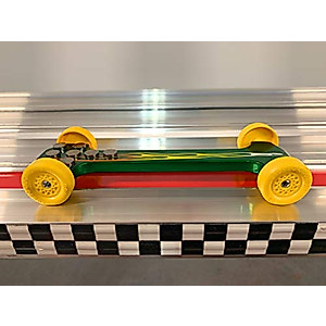 Pinewood Car BSA Speed Axles | Polished and Bent | Ready for Rail Riding | Regular Axle Head | Derby Car Polished & Ready for Graphite