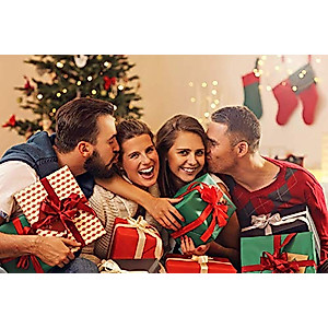 ValBox Premium Gift Boxes 10 Pack 8 x 8 x 4 White Paper Gift Boxes with 20 Meters Hemp Rope for Christmas Gifts, Bridesmaid Proposal Boxes, Easy Assemble Boxes